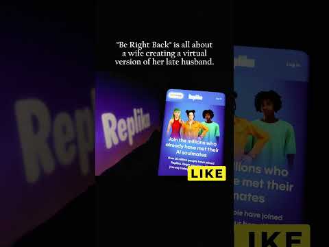 Replika AI Chatbot Was Created Because of Black Mirror | Entertainment #shorts #blackmirror #replika
