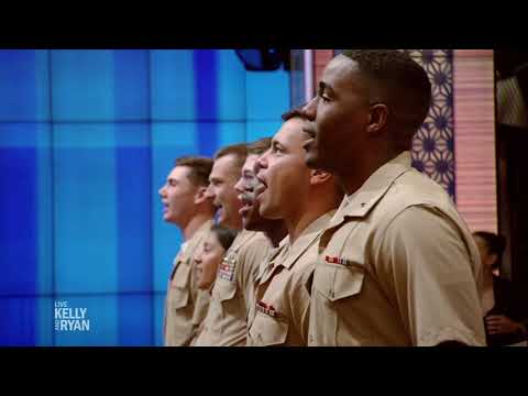 The Marine Audience Sings the Marines' Hymn