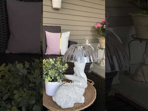 Dollar Tree Solar Light DIY | Outdoor Solar Lamp Hack #dollartree #dollartreediy #diycrafts #shorts