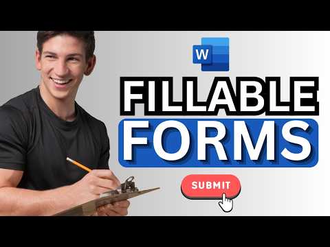 How to Make Fillable Forms in Word w/ Submit Button