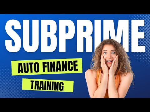 Subprime Auto Finance LTV Training - F&I School Lesson