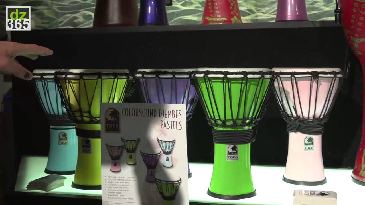 Toca TFCDJ-7MY Freestyle Colorsound Djembe Metallic Yellow джембе ...