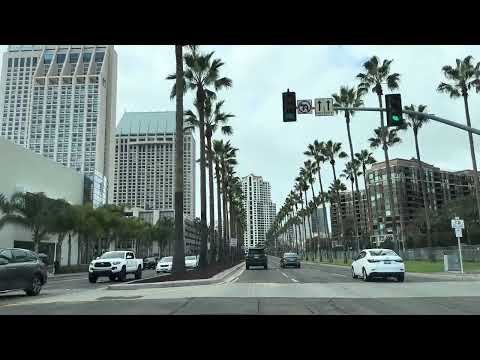 San Diego Airport Car Rental Driving Directions from Airport to Downtown