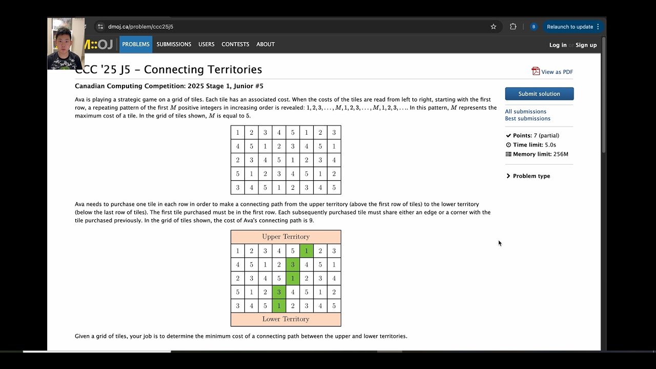 2025 CCC J5: “Connecting Territories” Solutions in Python & C++ | Canadian Computing Competition