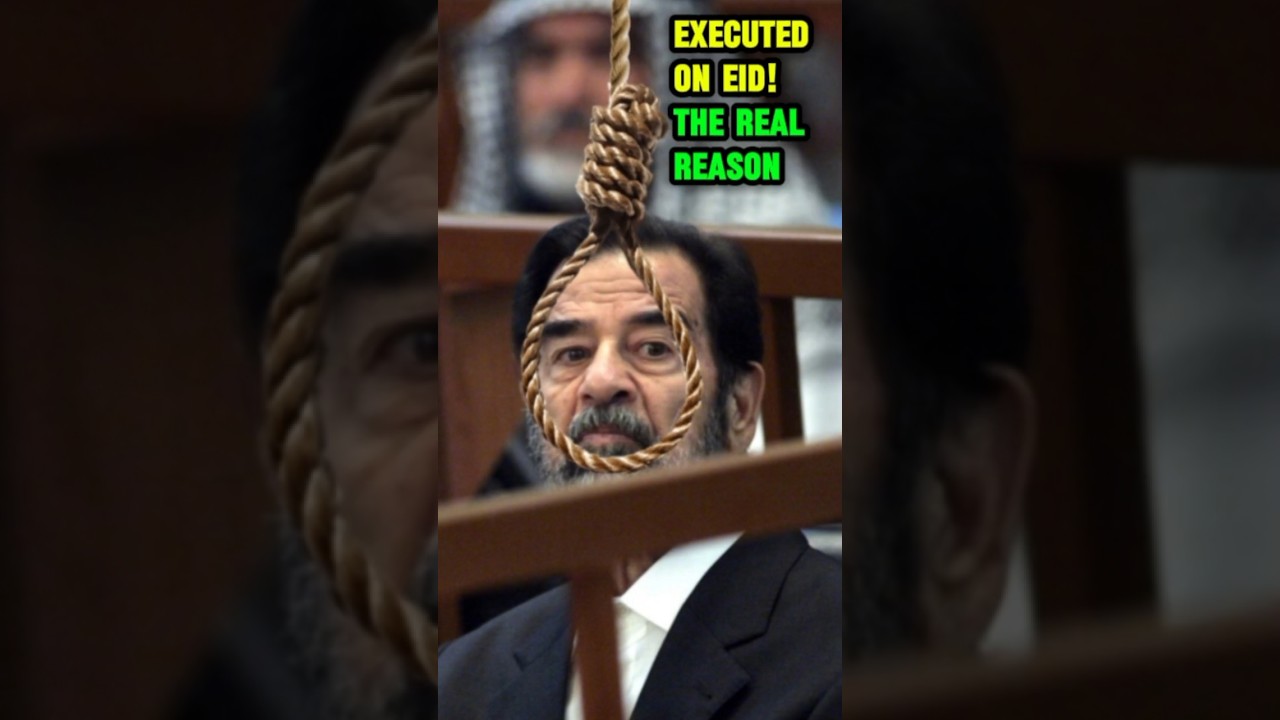 Why Saddam Hussein Was Executed on Eid Morning | Real Story #saddamhussein