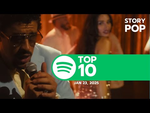 Top 10 Songs on Spotify Global Charts this Week (Jan 23, 2025) | STORY POP | Bad Bunny, and More.