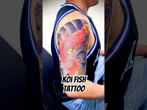 Koi fish tattoo, oriental tattoo, #tattooartist #orientaltattoo #koifish #tattooideas #tattoolover