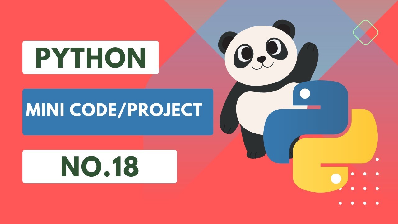 Python Mini Project/Code No: 18 Reading A CSV file using Pandas Package