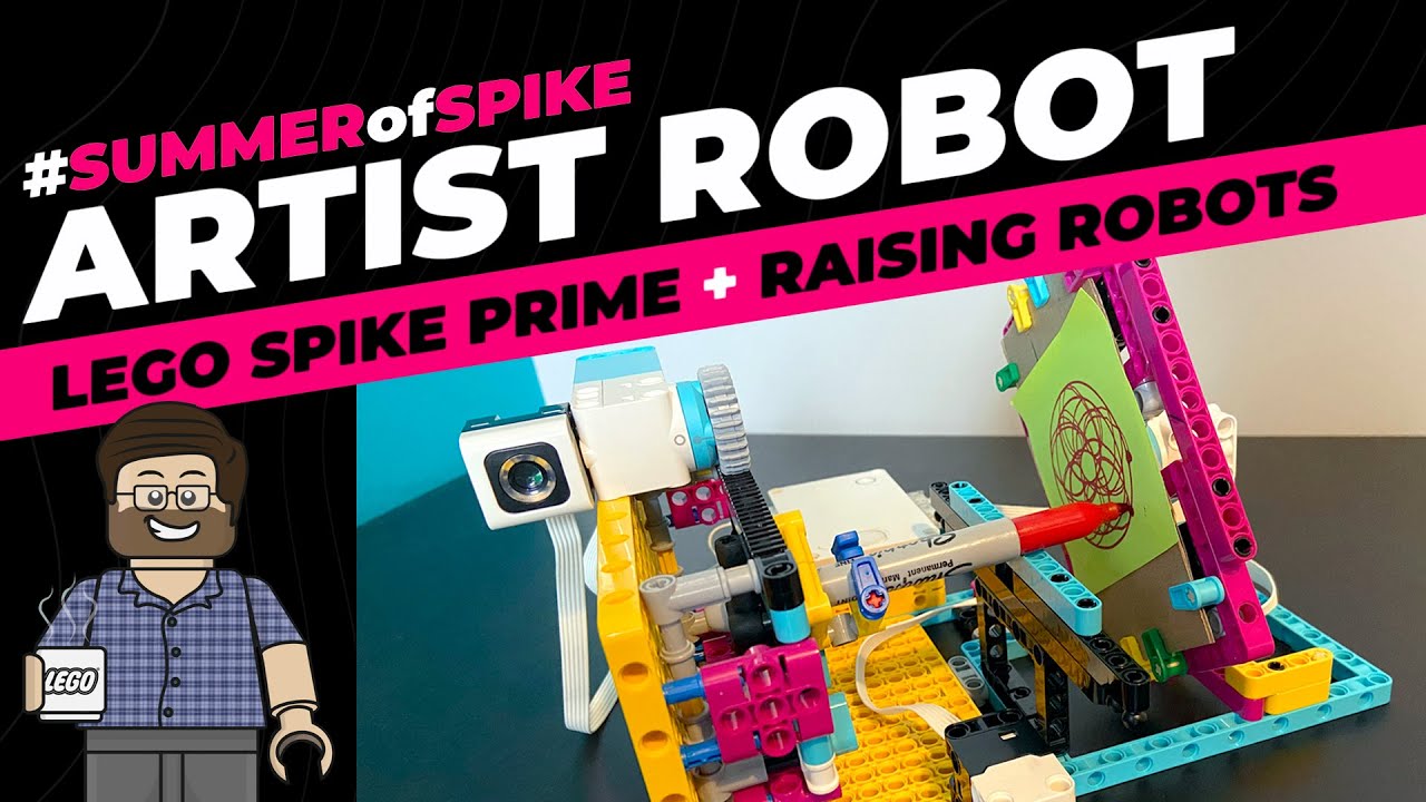 #SUMMERofSPIKE Challenge: Build and Code an 'Artist Robot' with LEGO SPIKE Prime