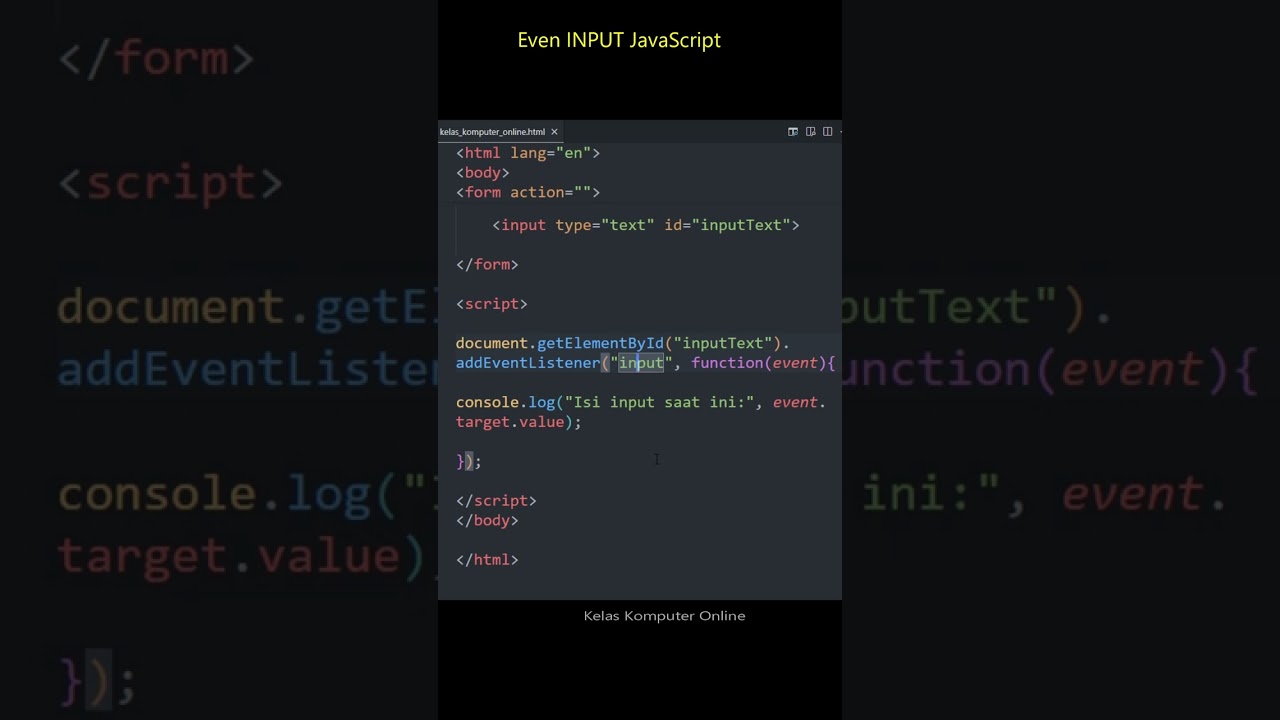 Learn JavaScript for Beginners: Real-Time Response with Input Events