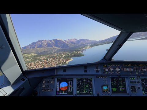 Tivat LYTV Landing | Fenix A319 | MSFS2024