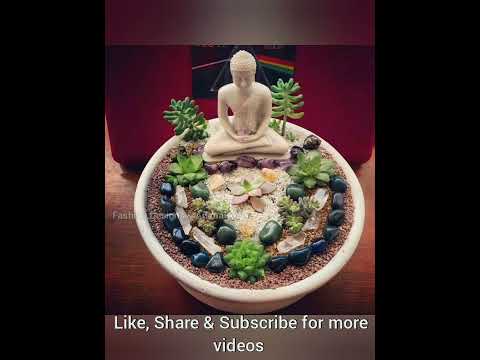 Budha Statue Garden Decoration | Indoor | Living garden Decor Ideas