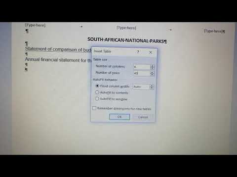 Financial statement 01