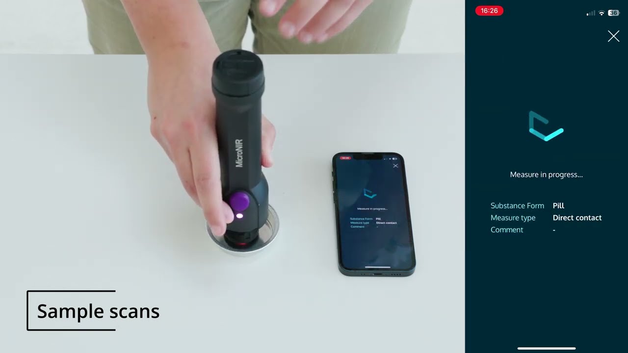 NIRLAB Tutorial - Quick scan & sample scans