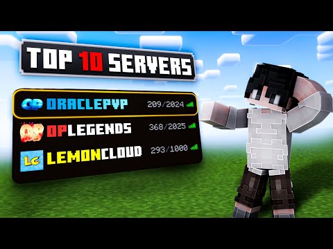 Top 10 MINECRAFT SERVERS To Join In 2025 (1.21)