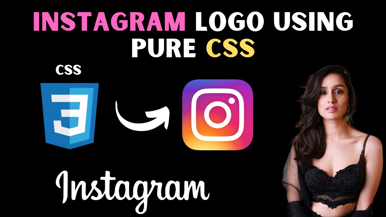 Instagram Logo Design using pure CSS | Web development Project | Graphic Design |