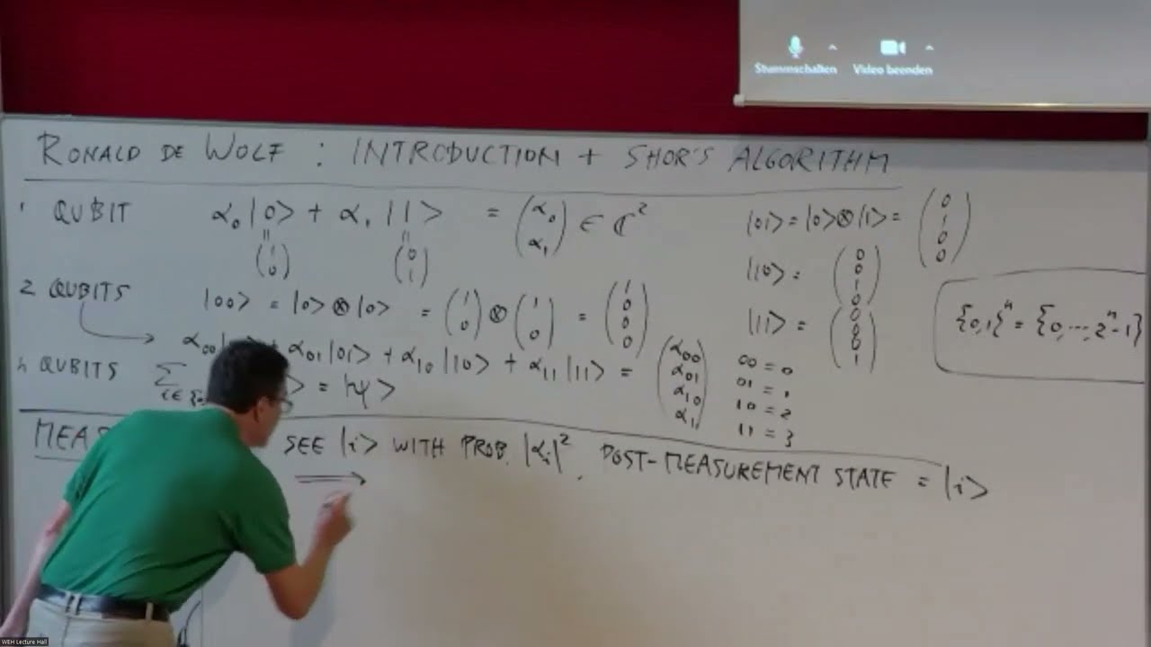 Ronald de Wolf - Lecture 1 - Introduction to Quantum Computing
