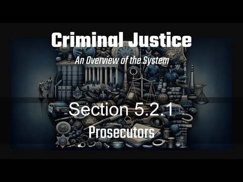 Section 5.2.1: Prosecutors