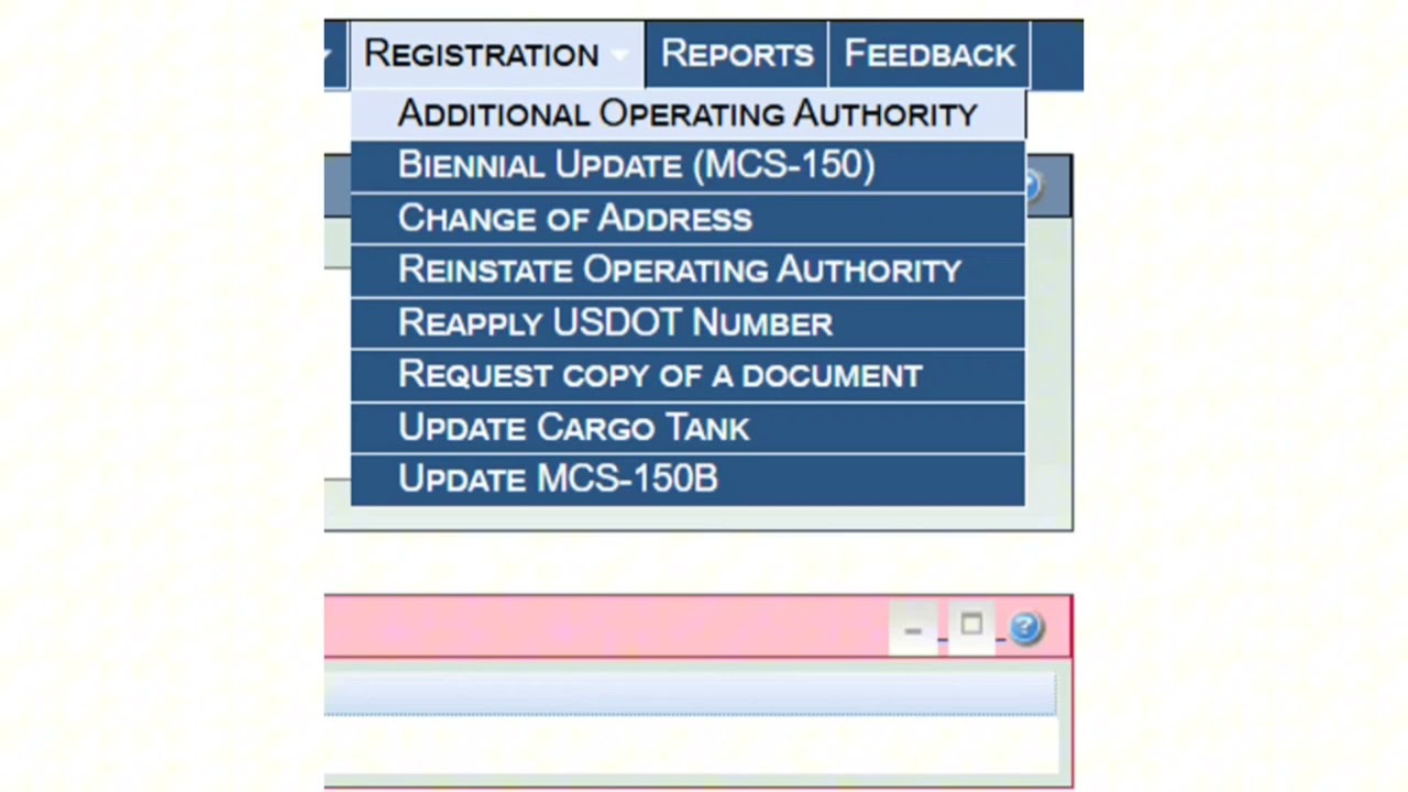 How we updated our business information using the MCS-150 form on the FMCSA portal.