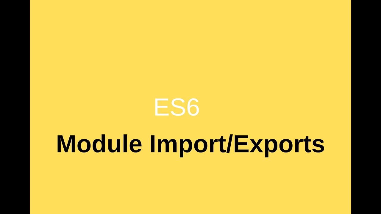 How to use ES6 import and export in Node.js