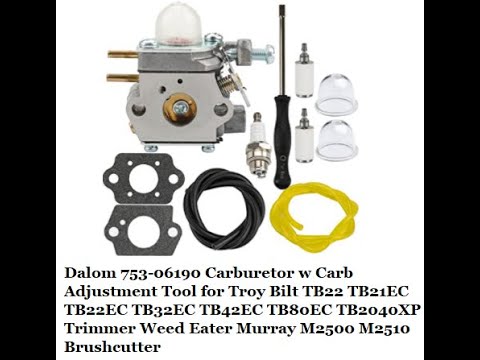 Carburetor replacement and review for Troy Bilt Trimmer