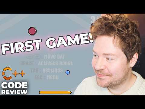 FIRST GAME in C++! Did He Do a Good Job? // Code Review (C++/SDL2)