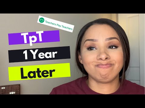 1 year on Teachers Pay Teachers - Income Report