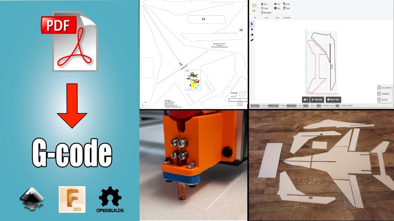 PDF to G-Code using Free Software