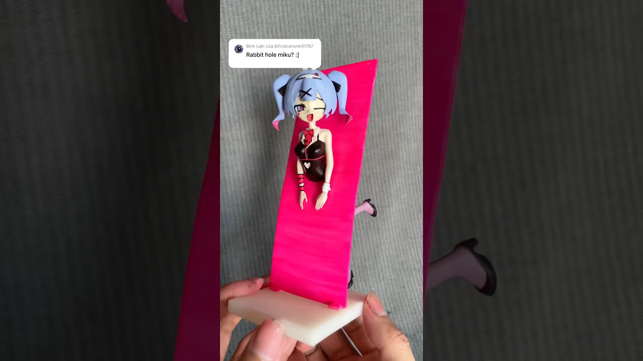 Rabbit Hole Miku Figure Making #rabbithole #miku #vocaloid @dperiapsis @channelcaststation