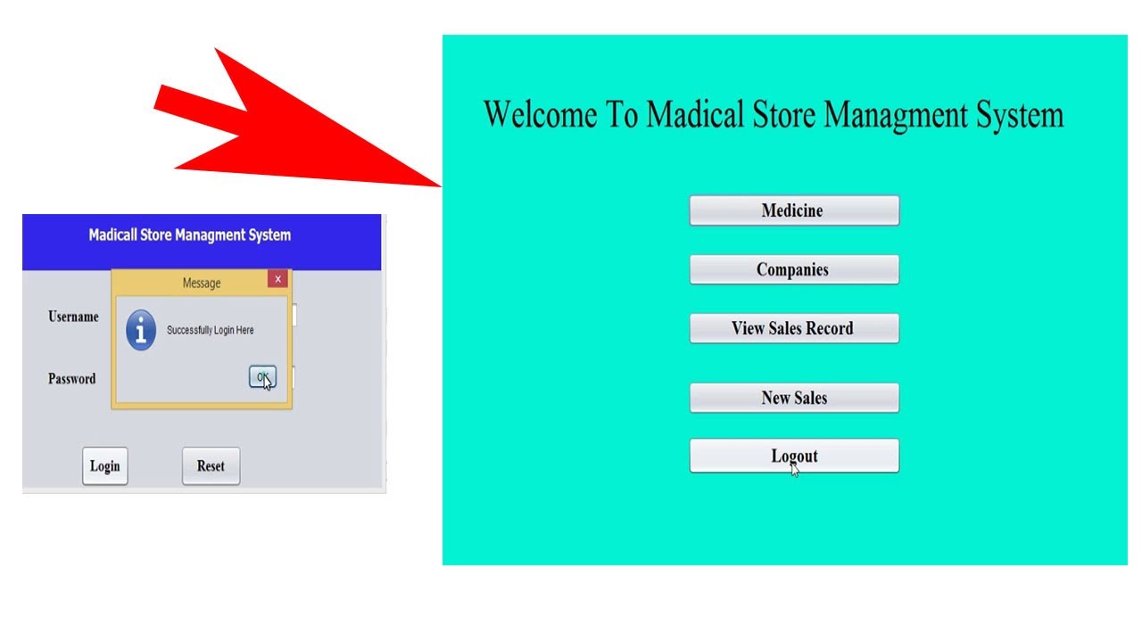 How To Close Current JFrame and Move Next JFrame in Java Swing | Java Tutorial