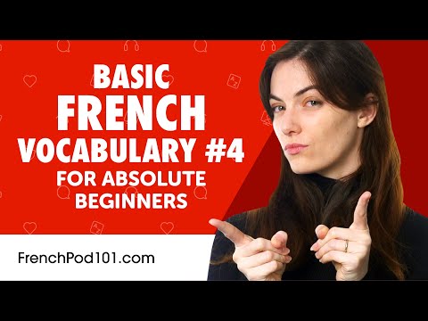 Learn Basic French Vocabulary for Daily Life #4