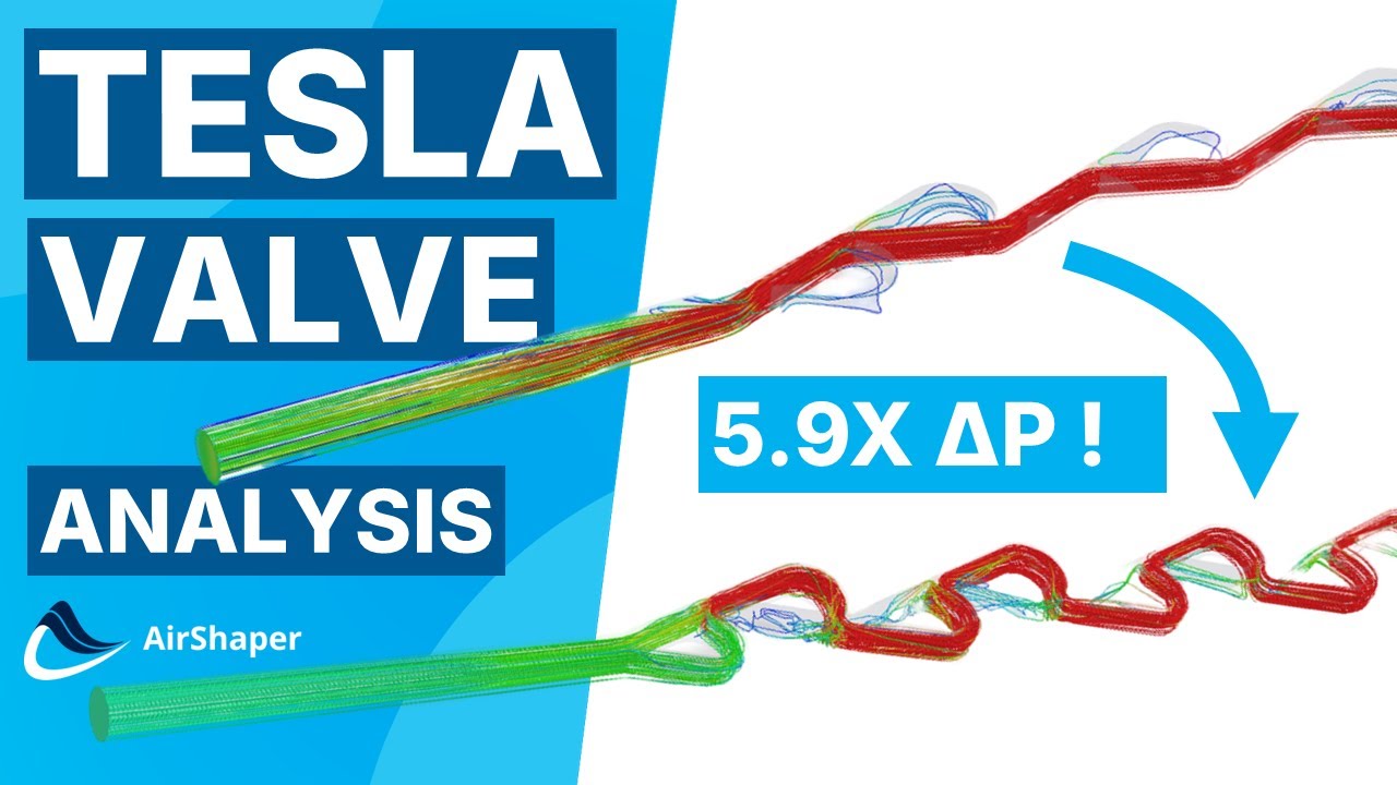 Tesla Valve explained using CFD simulations!