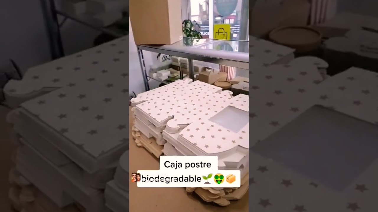 cajas para pastelerías biodegradables📦🍃🌱 #biodegradables #emprendimiento #empaques #pasteleria