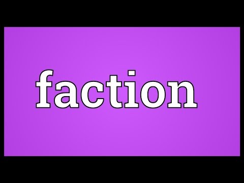 Faction Meaning