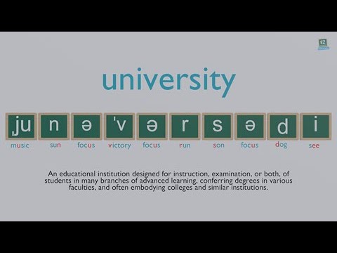 How to pronounce university ?