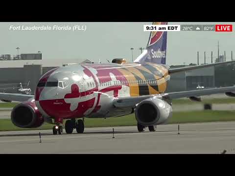 🔴 LIVE・10/16/2022・Fort Lauderdale-Hollywood International Airport ・@FLL Plane spotting