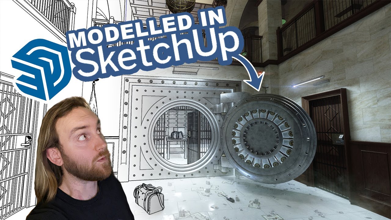 Set Designer Shows How to Set Design (Using Sketchup)