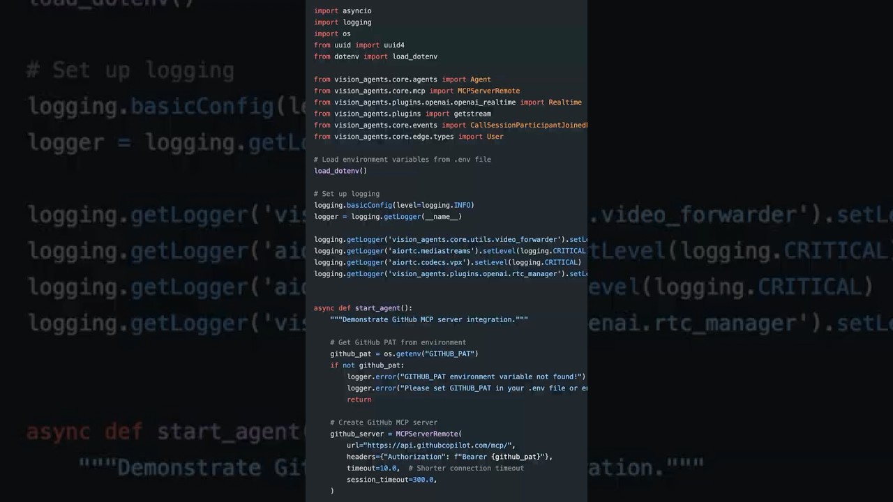 Voice-Controlled GitHub MCP AI Agent in Python #ai #python #speech #llm #voice #openai