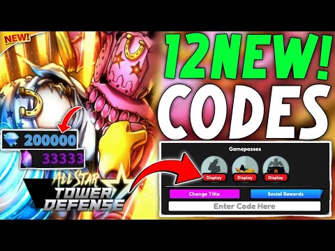 ALL STAR TOWER DEFENSE CODES NOVEMBER 2024 - CODES FOR ALL STAR TOWER DEFENSE