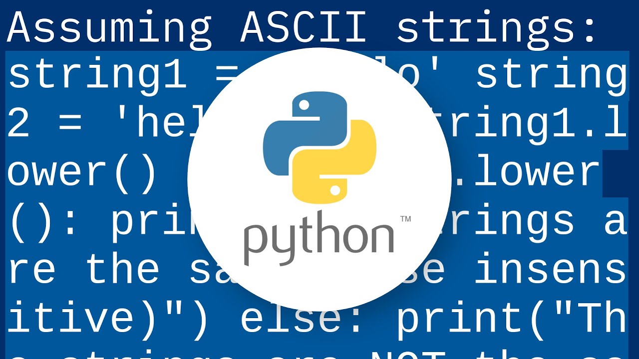 How do I do a case-insensitive string comparison?