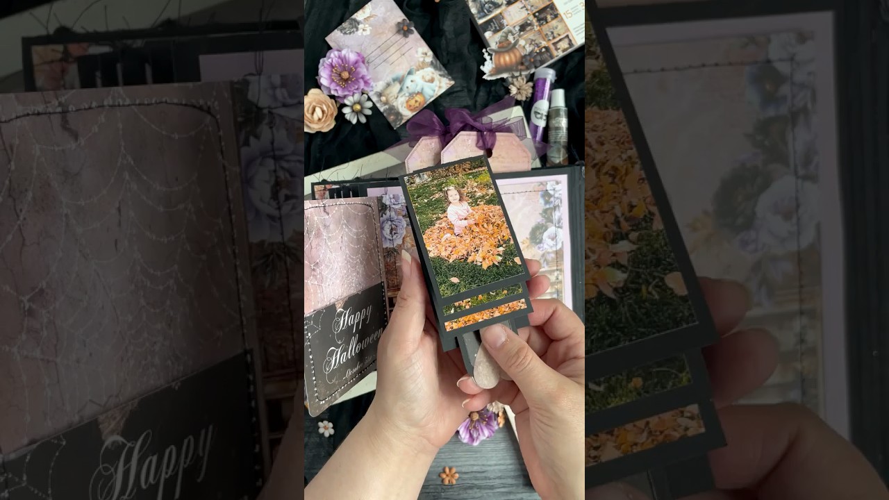 #Interactive Mini Album, Junk Journal Waterfall Flip #Tutorial