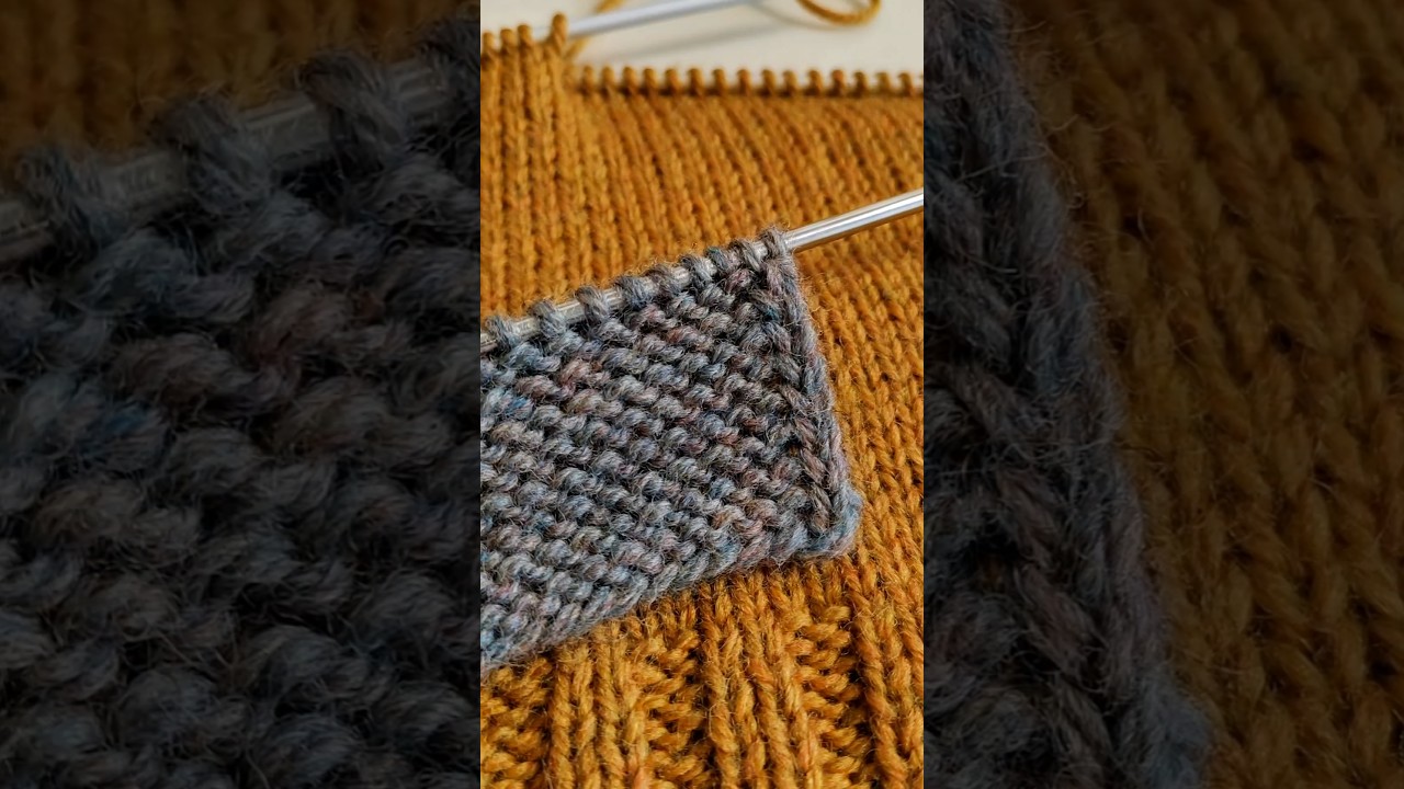 Perfect edges - written instructions in comments #knitting #knittingtechniques #knit