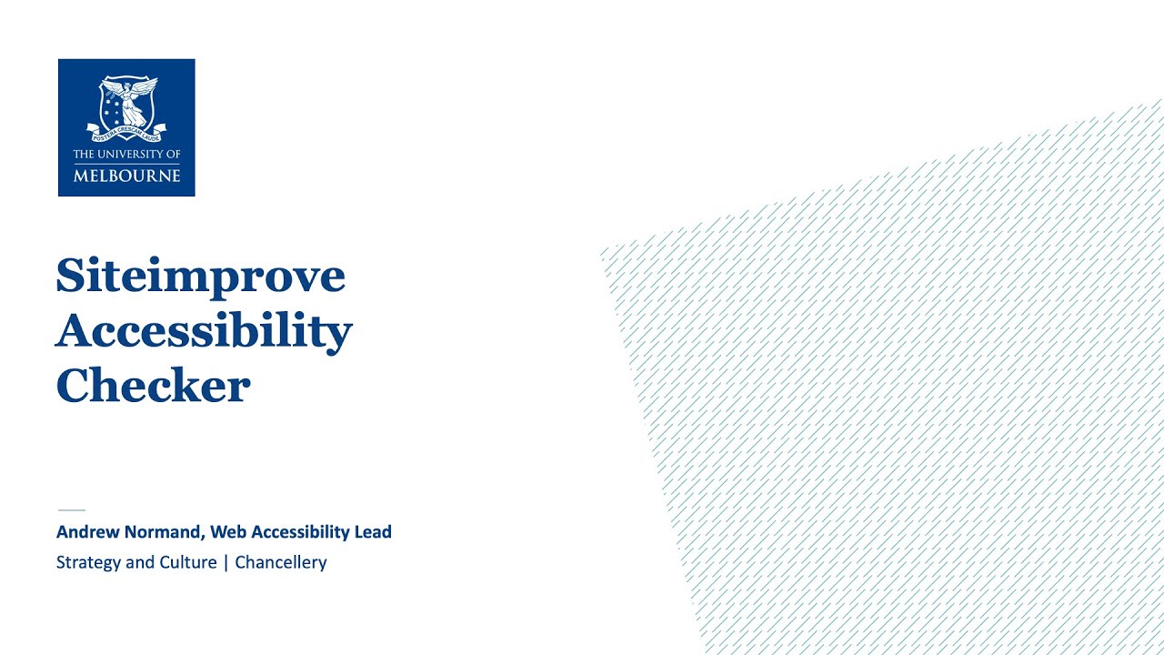 Siteimprove Accessibility Checker