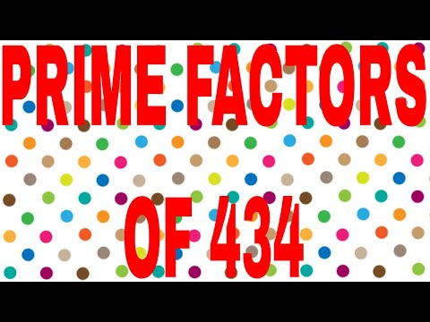 PRIME FACTORS OF 434