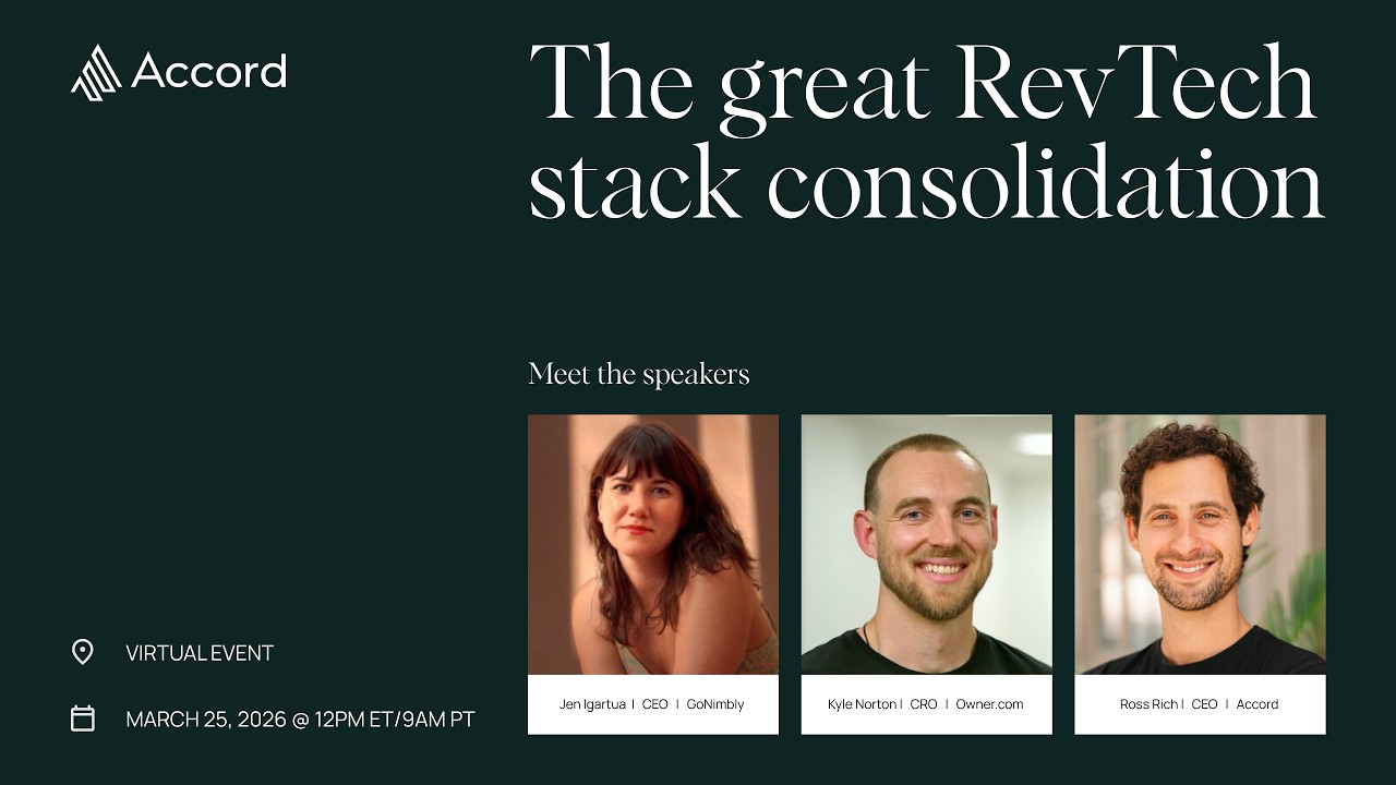The Great RevTech Stack Consolidation
