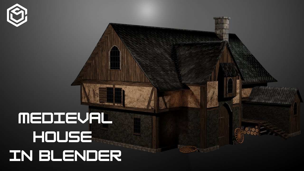Medieval House | Blender Speedmodeling