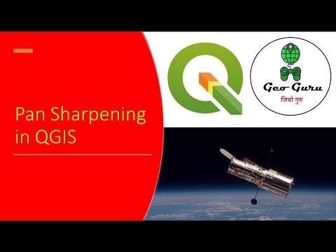 Pan Sharpening in QGIS