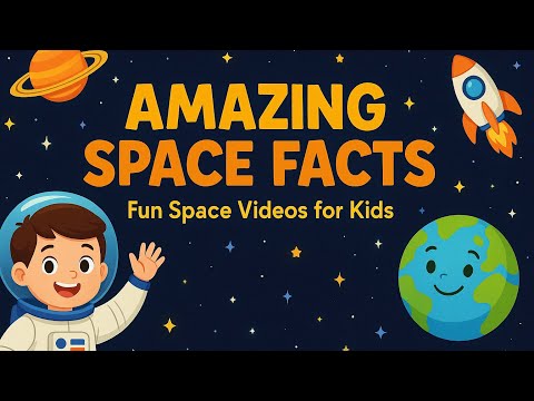 10 Amazing Space Facts for Kids | Fun Astronomy Video | About Space
