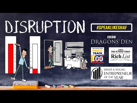 Business DISRUPTION Examples Meaning & Definition. ( Animated )