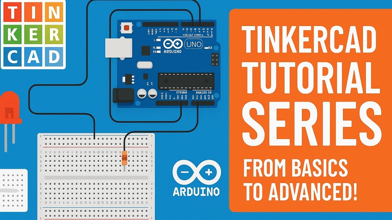 Tinkercad tutorial- Using a 555 timer to make police lights,